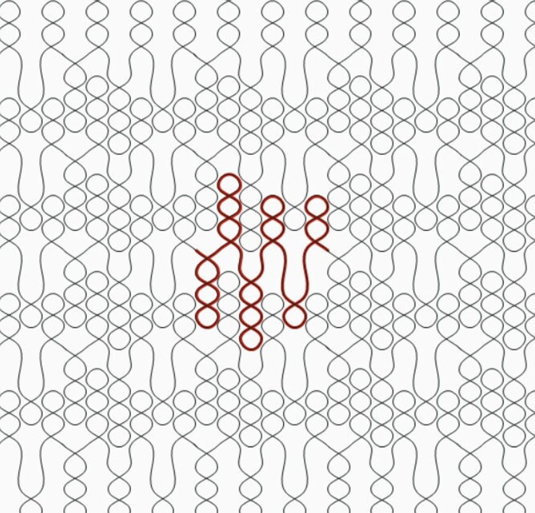 Teardrops, Longarm Digital Quilting Designs Pattern E2E E486 - Etsy