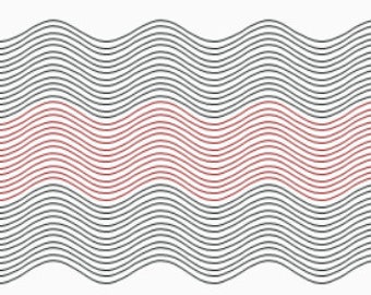 Waves Longarm Digital Quilt Designs Pattern E2E E435 | Etsy