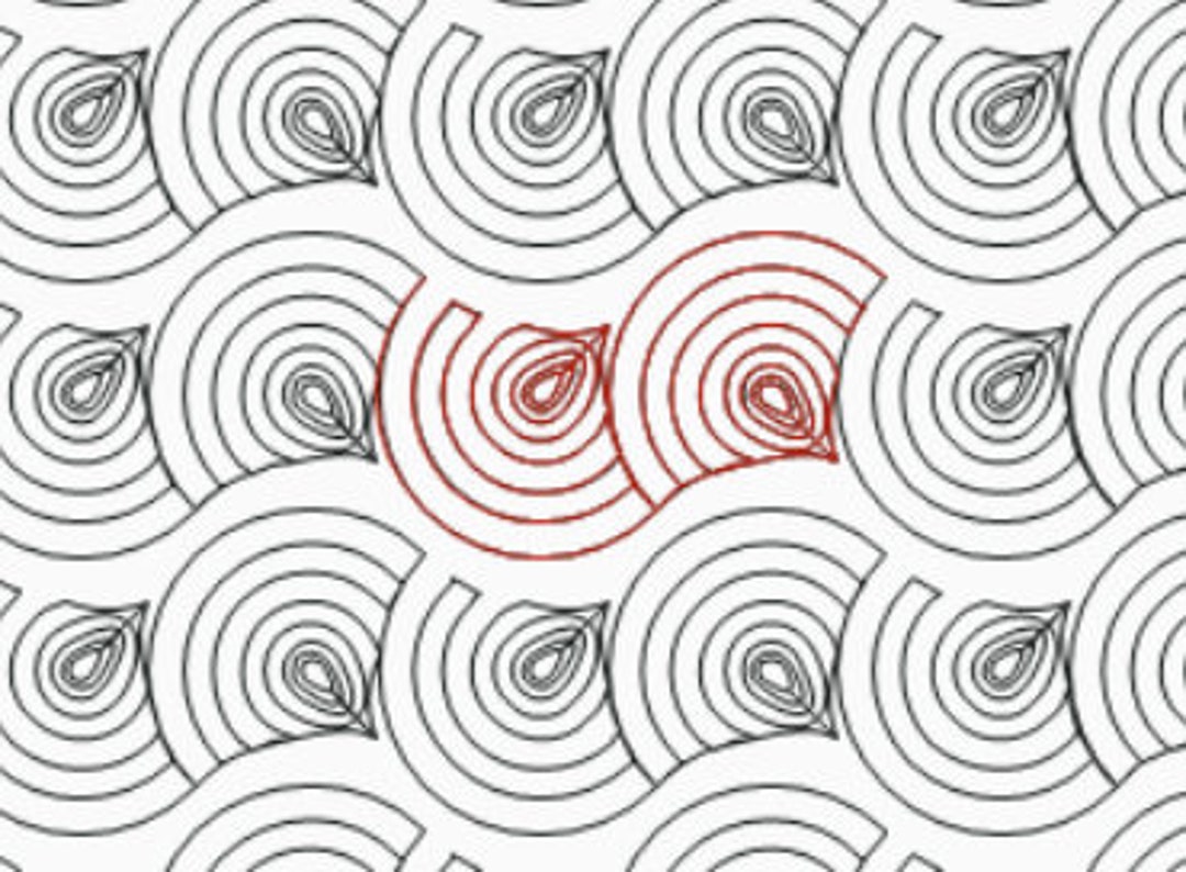 Seashell, Longarm Digital Quilt Design, Pattern, E2E, E504 - Etsy