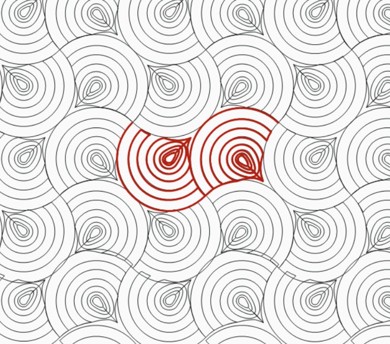 Seashell, Longarm Digital Quilt Design, Pattern, E2E, E504 - Etsy