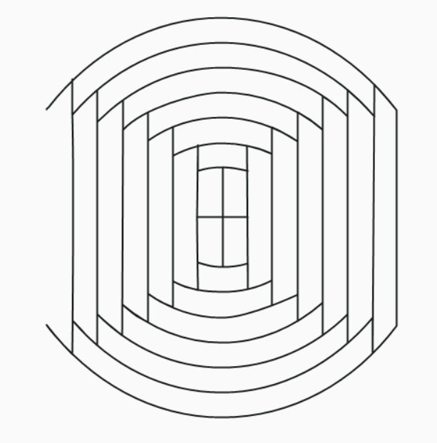 Radio Waves, Longarm Digit Quilting Designs Pattern E2E E541 - Etsy