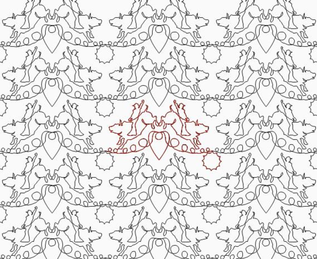 Bull Rider, Longarm Quilting Digital Designs Pattern E2E E563 - Etsy