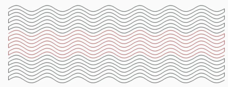 Waves Longarm Digital Quilt Designs Pattern E2E E435 - Etsy