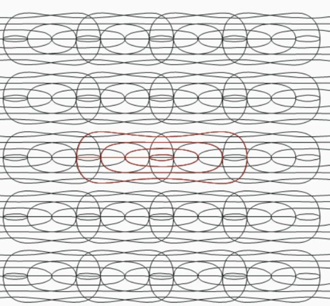 Oval Manie, Longarm Digit Quilting Designs Pattern E2E E554 - Etsy