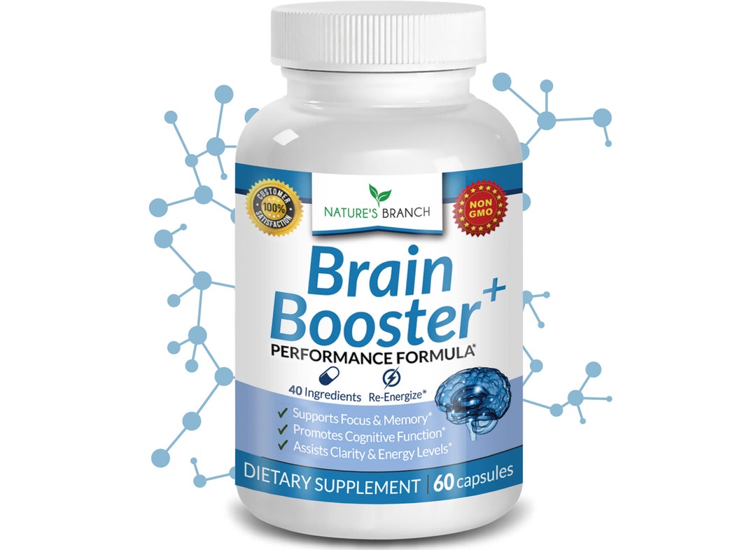 Brain Booster+ Supplement - 60 Capsules - Etsy