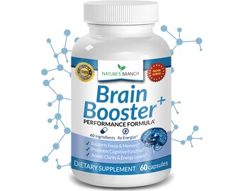 BOOSTLETE Neuro Plus Brain Wave Booster 60 Capsules Memory & Focus ...