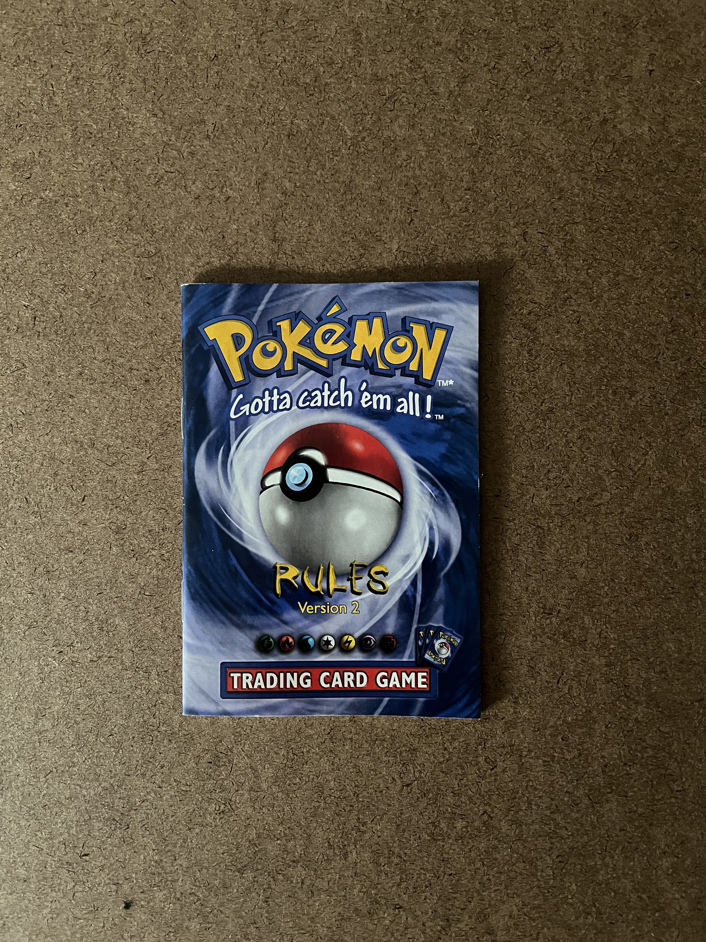 Vintage Pokémon Trading Card Game Rules Version 2 - Etsy