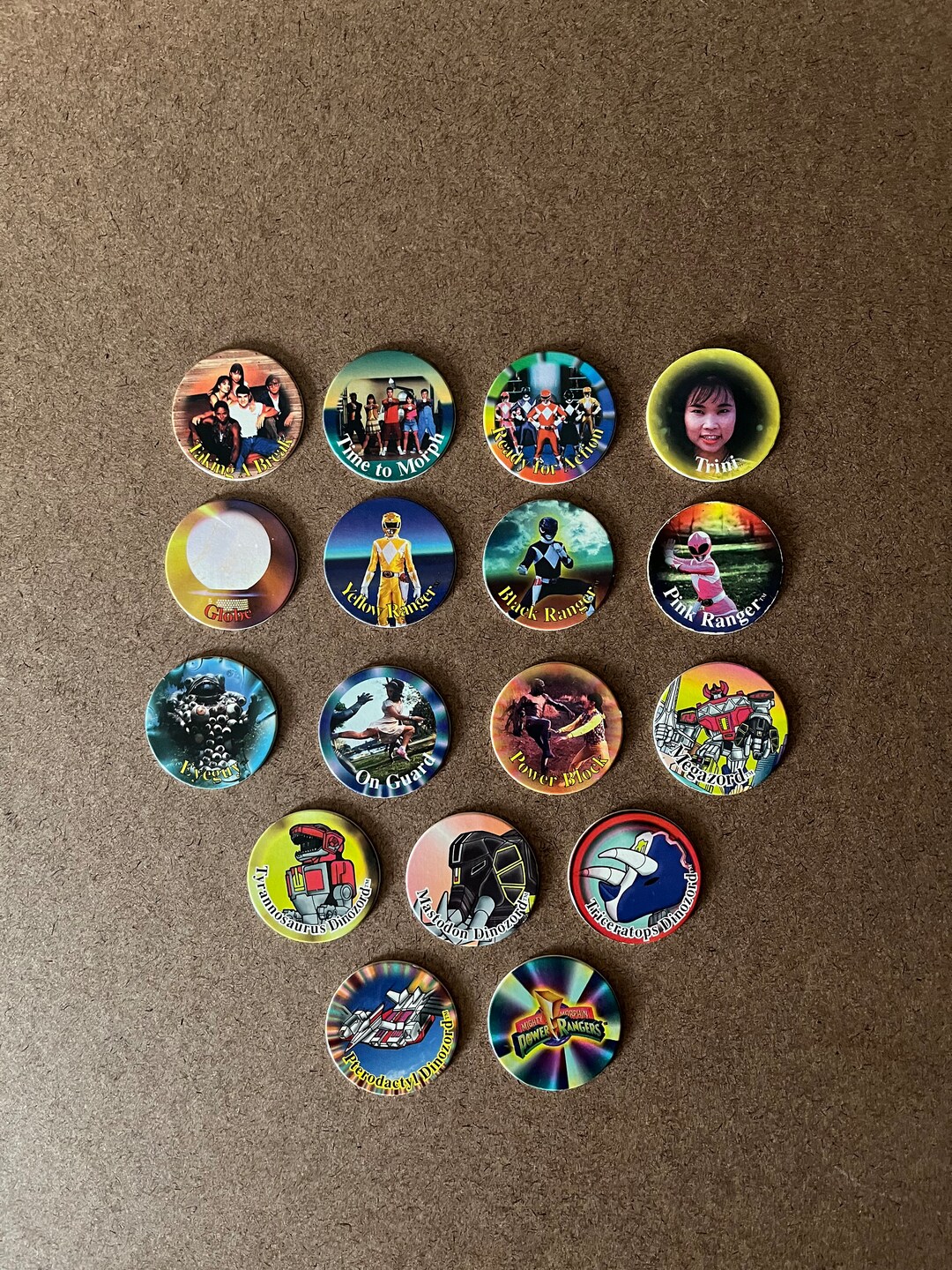 90s Power Rangers Pogs - Etsy