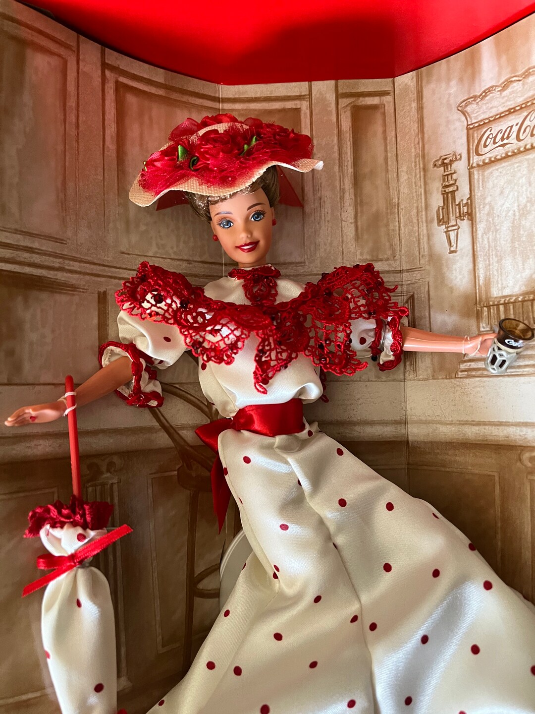 Coca Cola Soda Fountain Sweetheart Barbie NRFB - Etsy