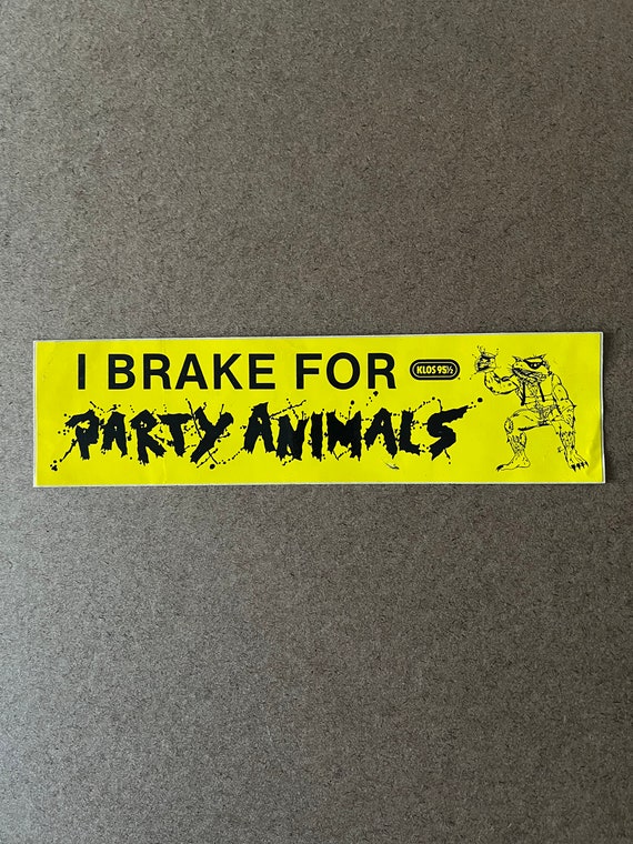 80s KLOS Radio Bumper Sticker - Etsy