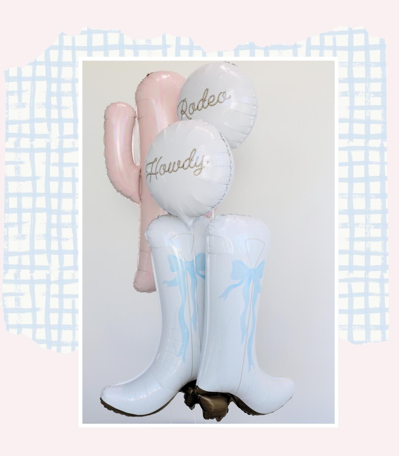 Coquette Cowboy Boot Balloon - Etsy