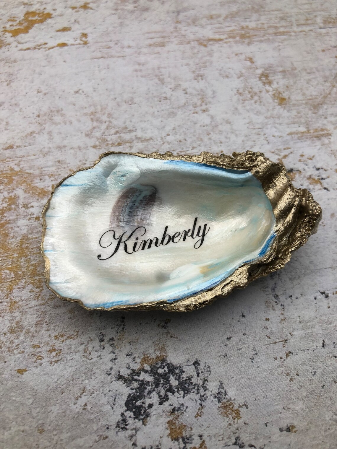 Custom Oyster Shell Place Cards - Etsy
