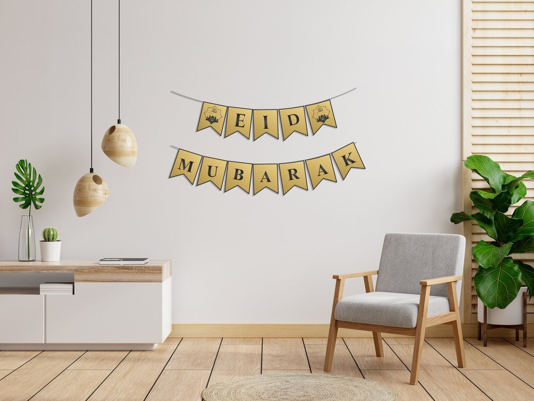 Eid Banner Printable / Eid Mubarak Banner Printable / Printable Eid ...