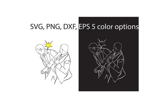 Slap SVG Will Smith Slaps Chris Rock Will Smith Slap | Etsy