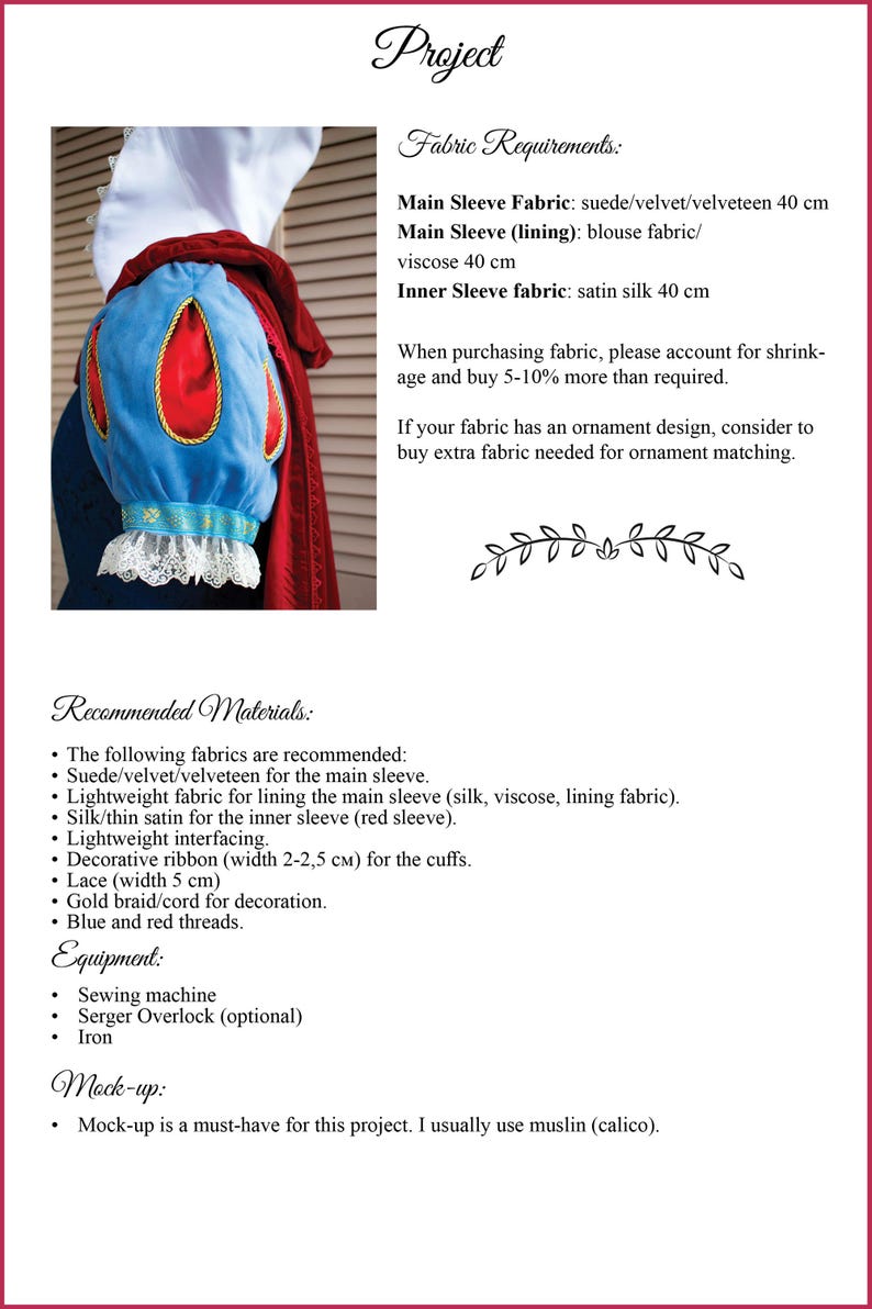 Princess Snow White Sewing Pattern: Renaissance Tudor Corsage, Paned ...