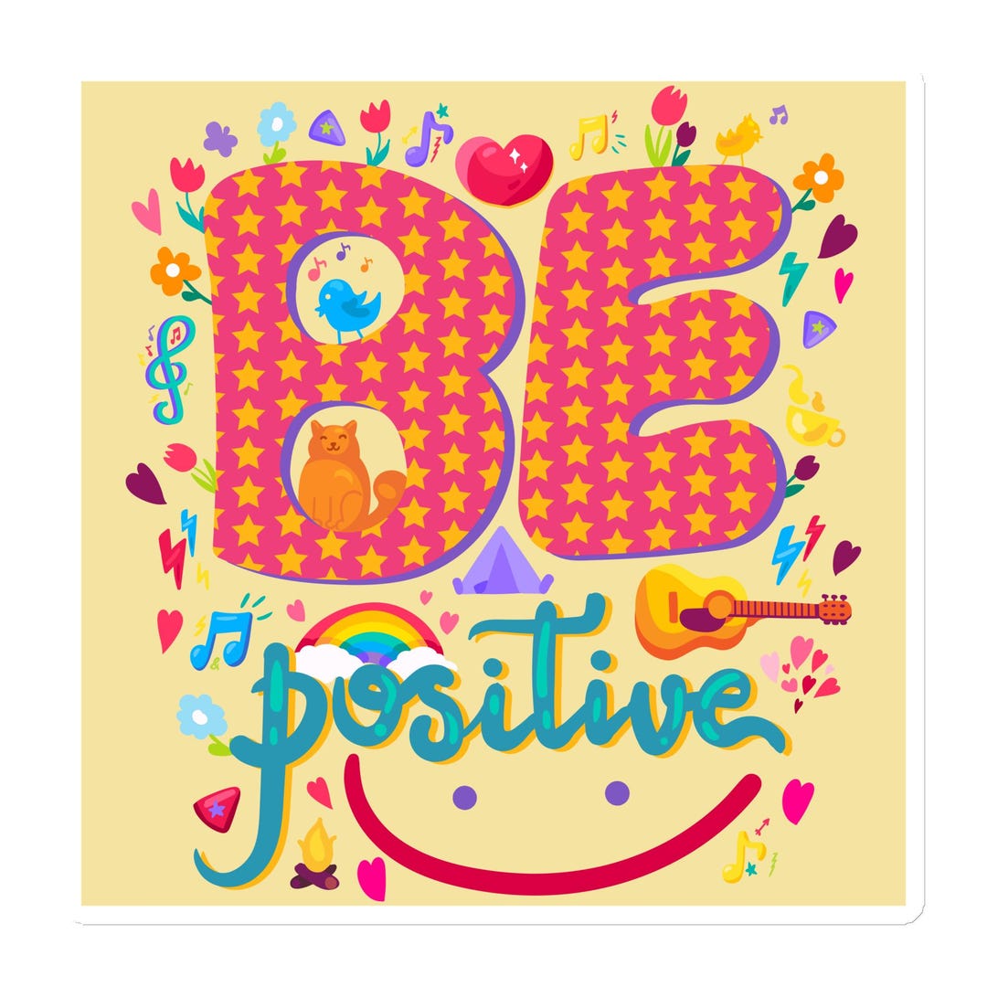 Be Positive Magnet, Positivity Gift, Inspirational Gift, Daily ...