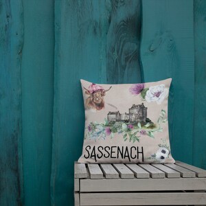 Sassenach Pillow Outlander Inspired Home Decor, Scottish Gift, Scotland ...