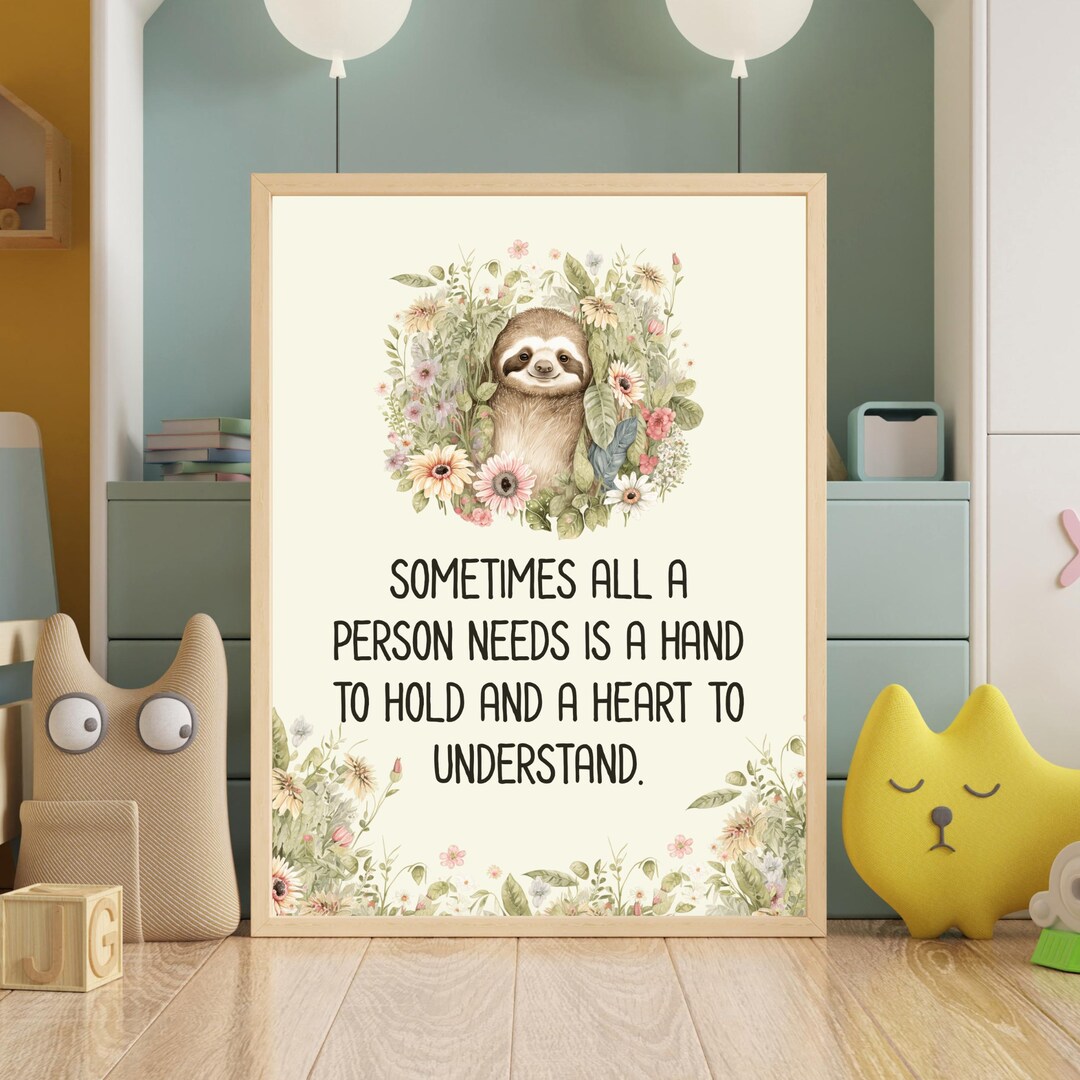 Inspirational Kids Poster, Children’s Room Decor, Motivational Wall Art ...