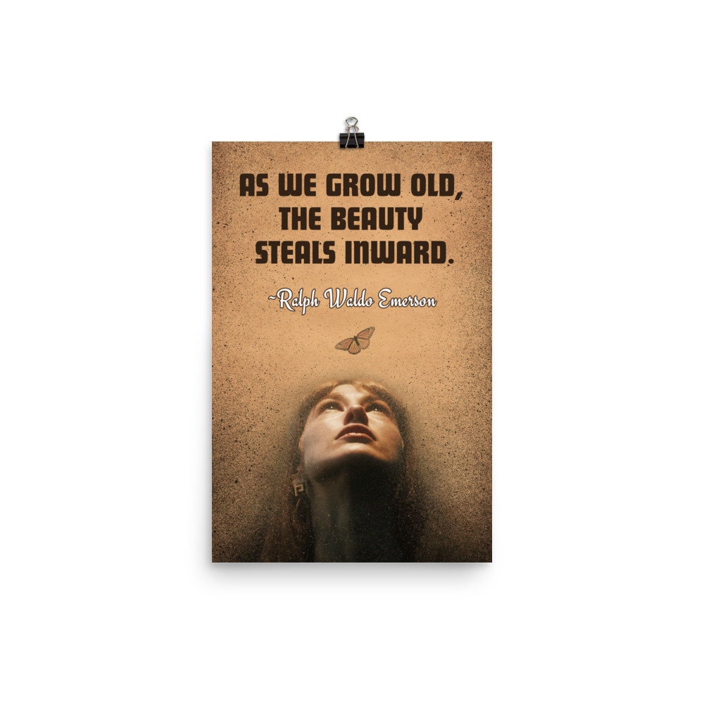 Growing Older Poster Inspirational Quote Poster Soul's - Etsy