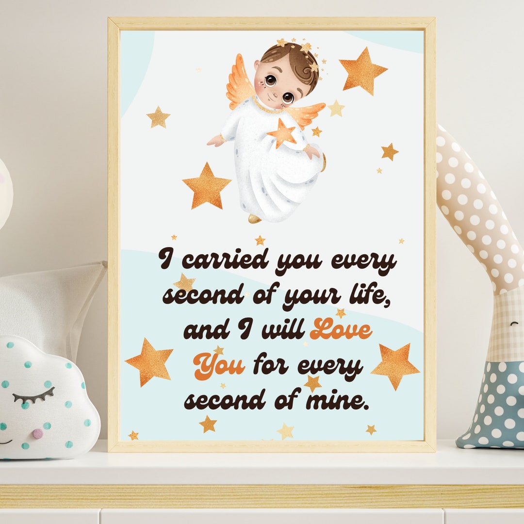 Pregnancy Loss Poster | Stillborn Wall Art | Miscarriage Keepsake ...