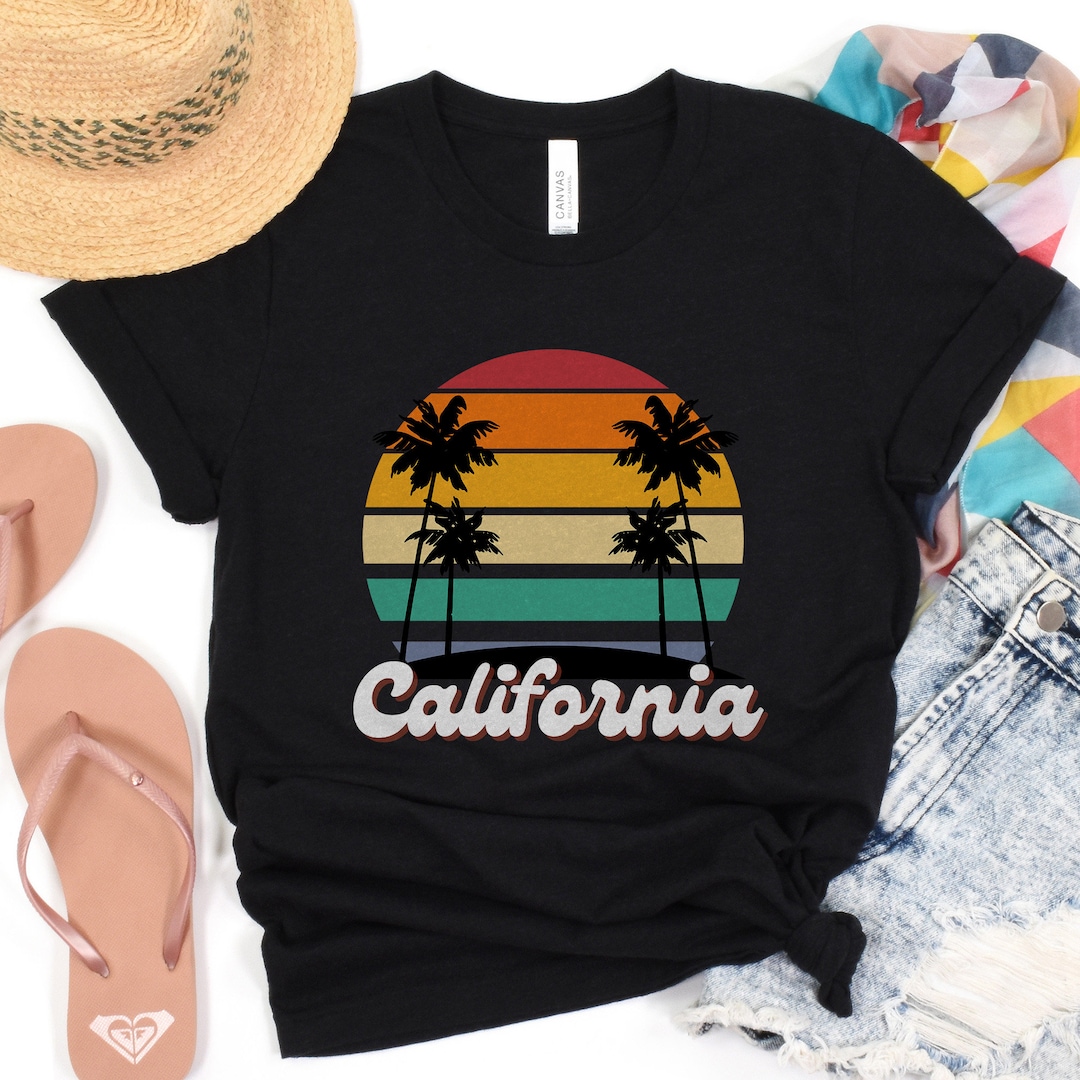 California T-shirt, California Gift, Los Angeles Shirt, Vintage ...