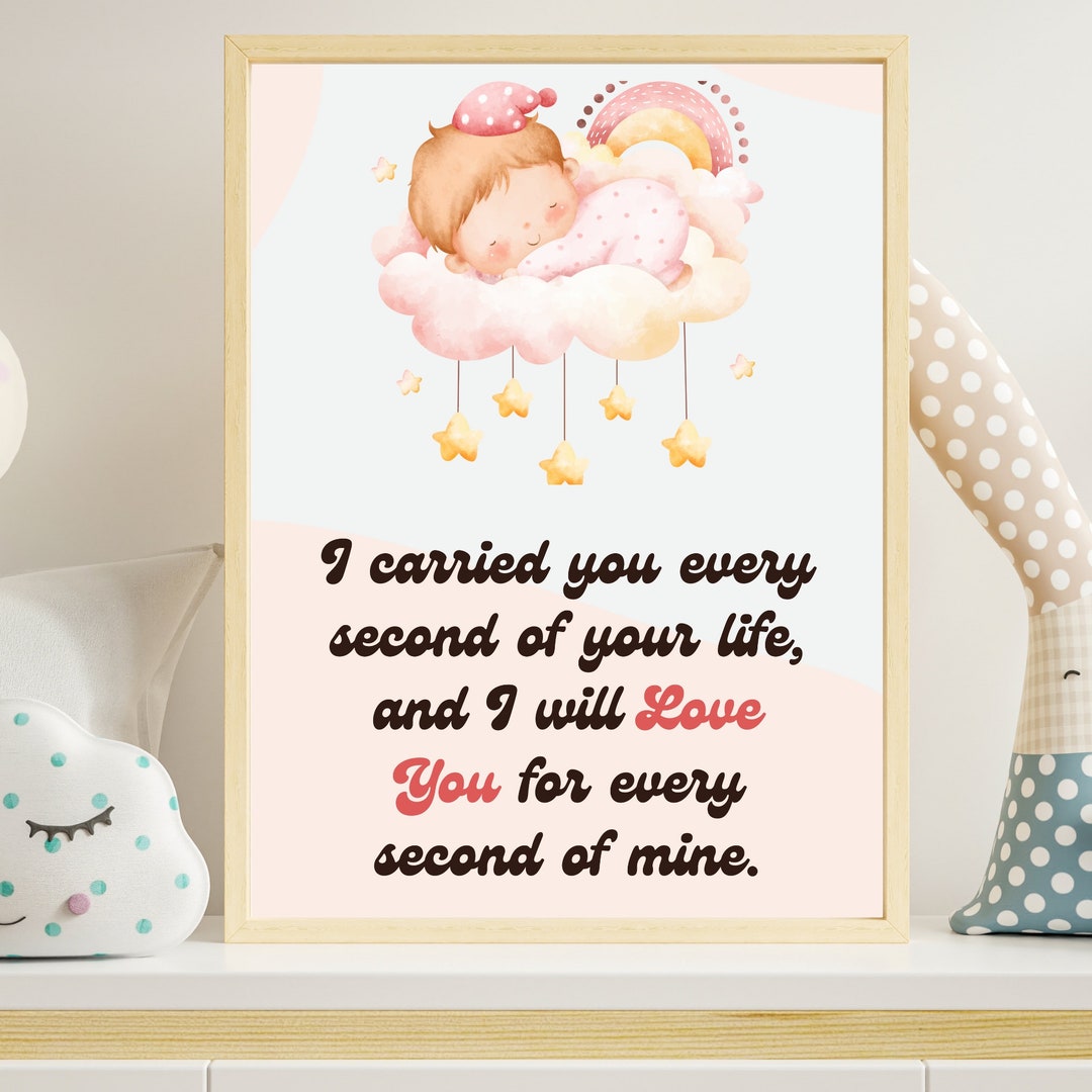 Pregnancy Loss Poster | Stillborn Wall Art | Miscarriage Keepsake ...
