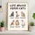 Life Advice From Cats Poster, Cat Wisdom Wall Art, Cat Lovers Gift ...