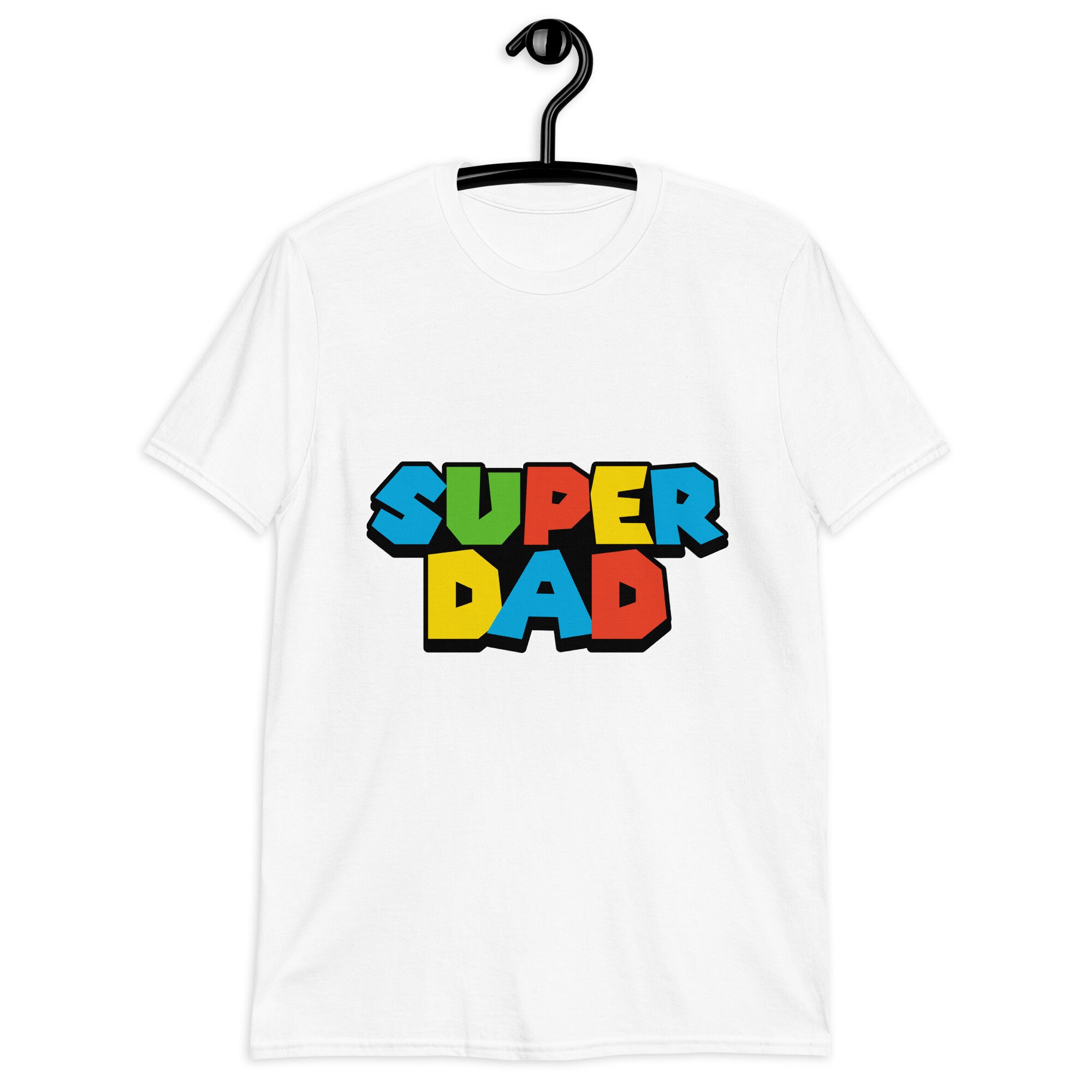 Super Dad Shirt, Super Mario Fan, Gamer Dad Shirt, Gift for Daddy, Cool ...