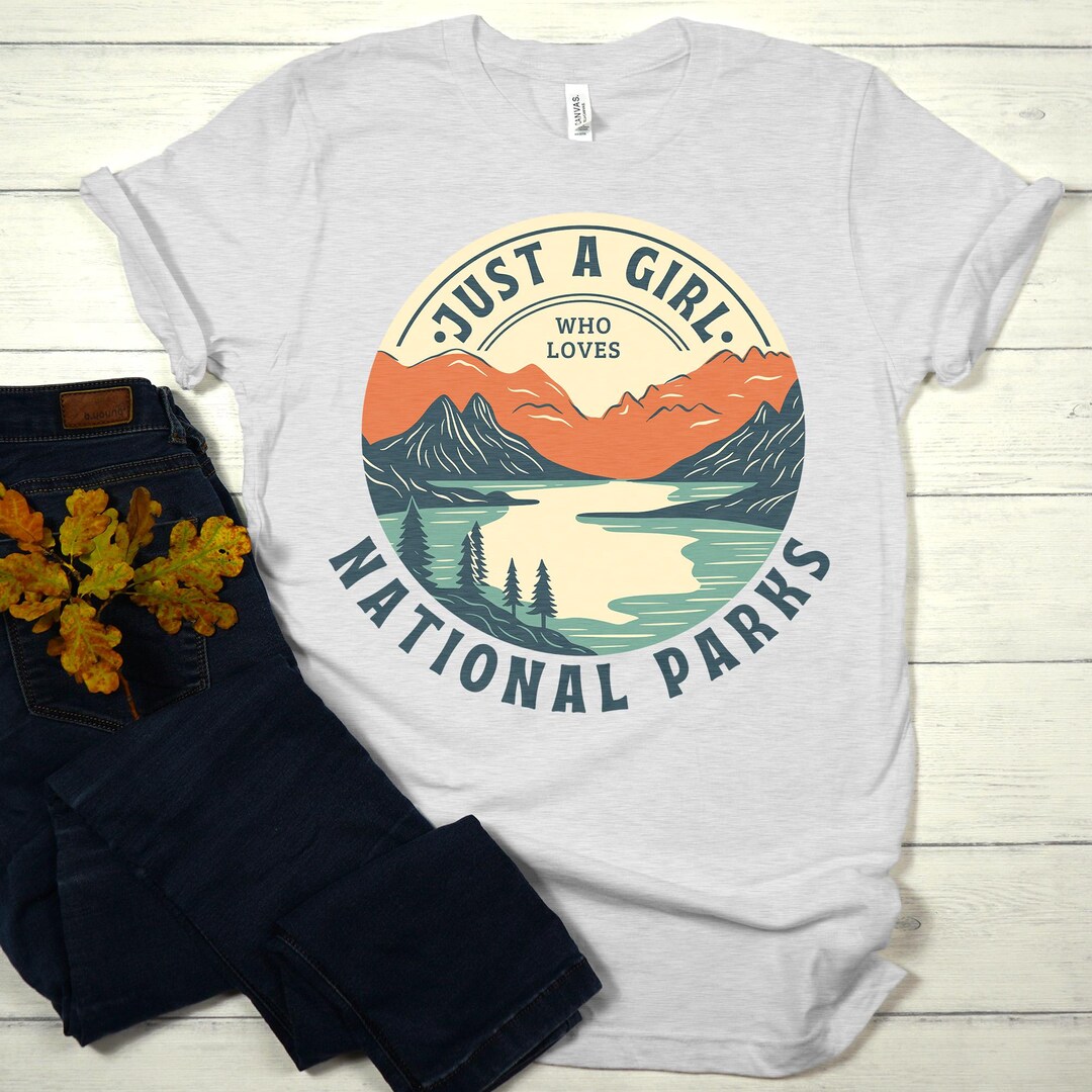 Adventure Girl National Parks Shirt, Women’s Hiking Tee, Mountain Lover ...