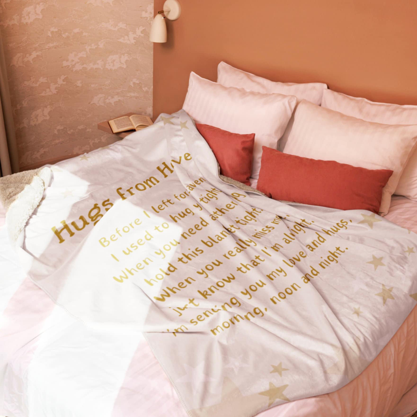 Memorial Gift | in Loving Memory Gift | Hugs From Heaven Poem Sherpa ...