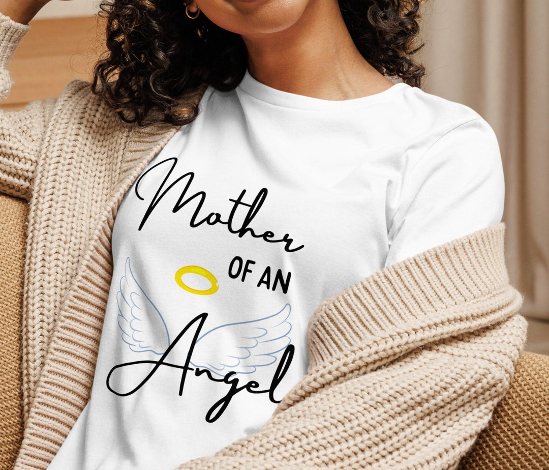 Infant Loss Gift, Moms Memorial Shirt, Mama of an Angel Shirt, Angel ...