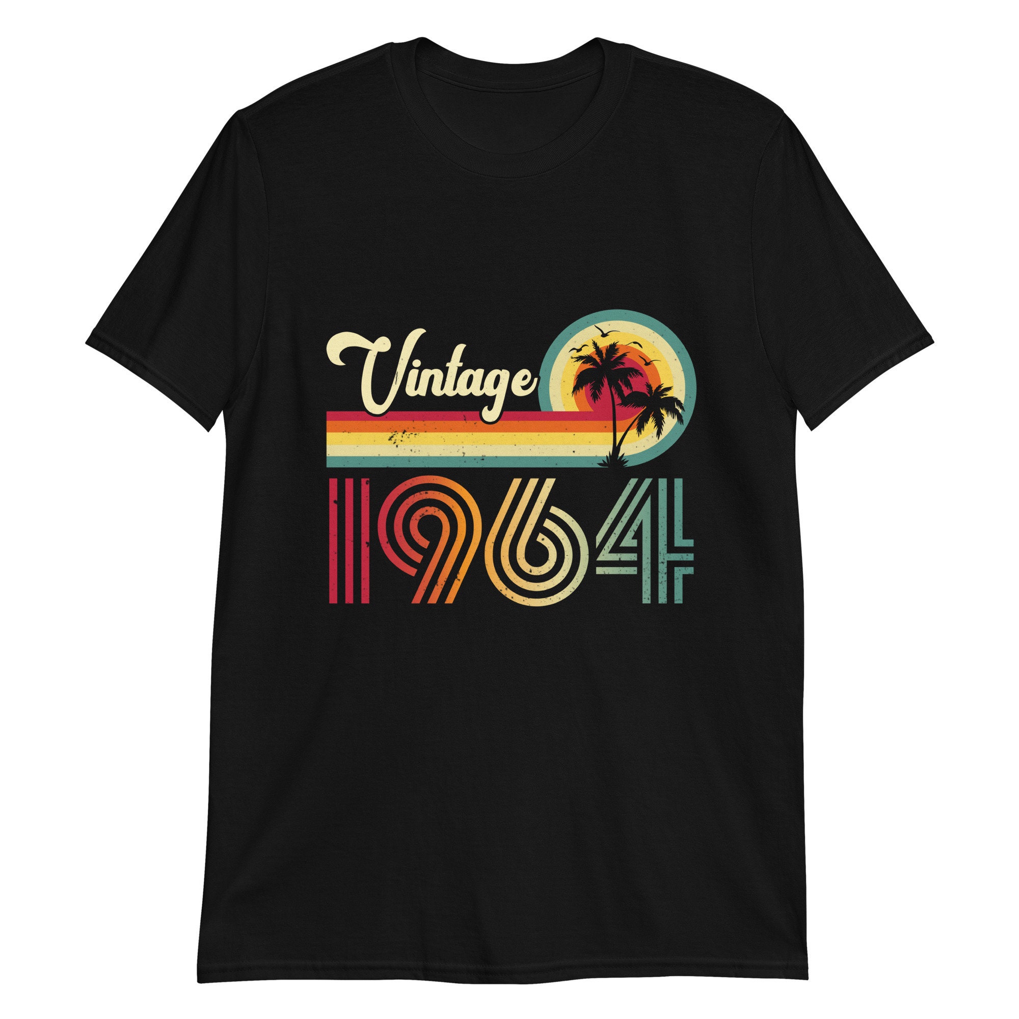 Vintage 1964 T-shirt, Retro Birthday Gift for 60th Birthday, Classic ...