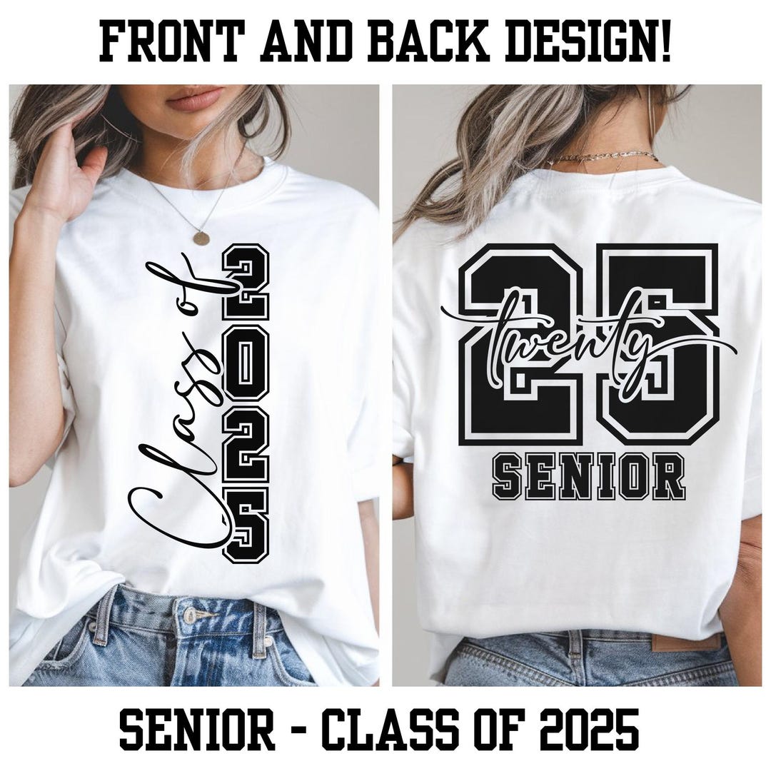 Senior Class of 2025 T-shirt, Graduation Gift, High School Graduate ...