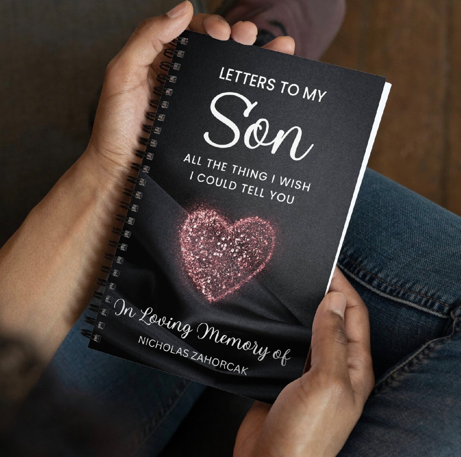 Memorial Customizable Journal | in Loving Memory Spiral Notebook ...