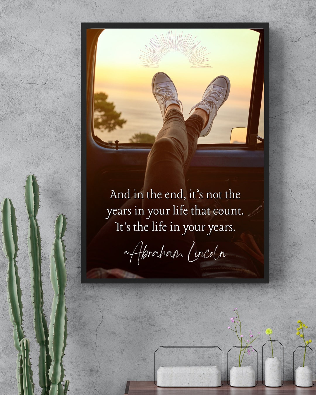 Abraham Lincoln Quote Poster | Inspirational Poster | Motivational ...