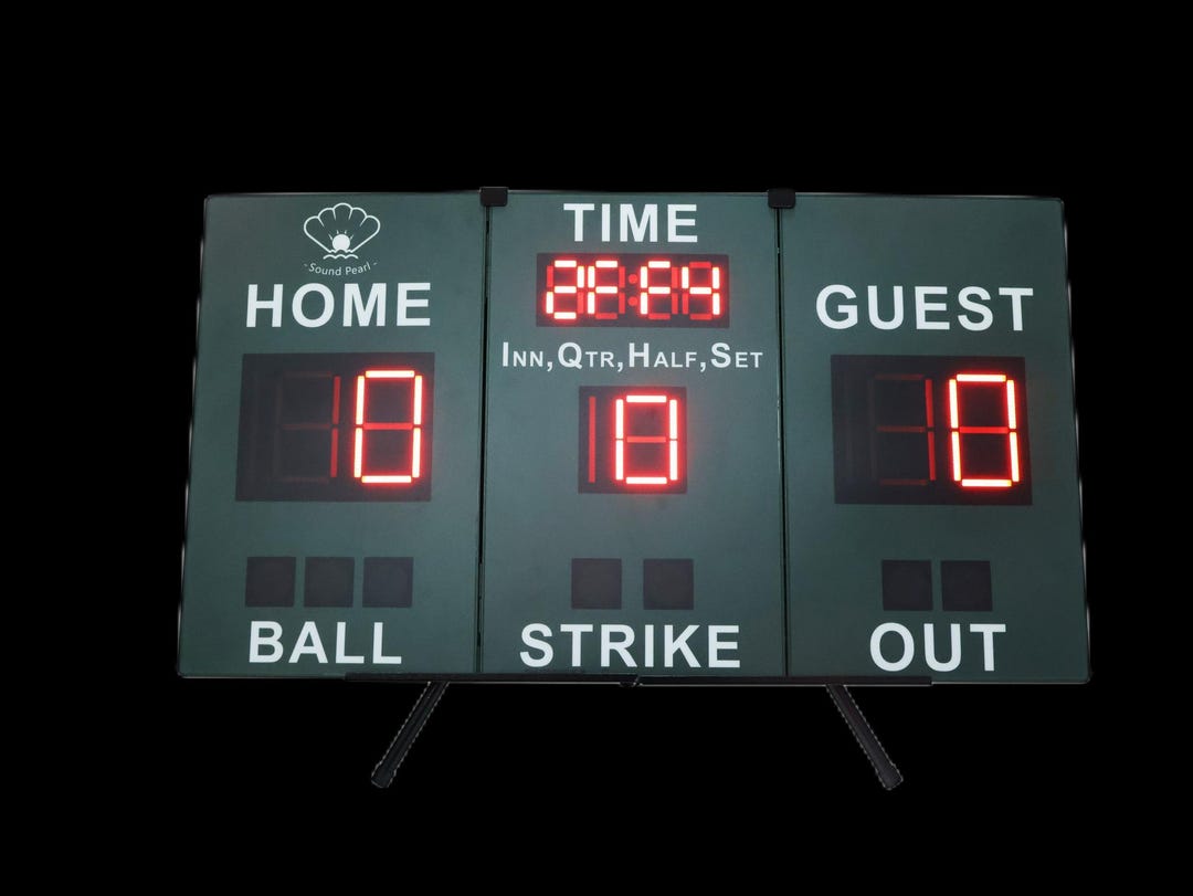 Portable Wireless Smart Scoreboard - All-weather Digital Sports Display ...