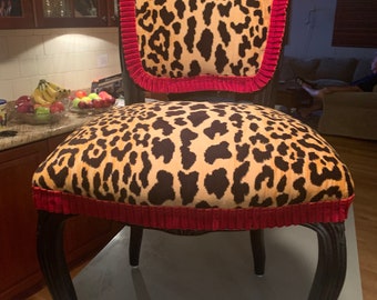 Cheetah Chair - Etsy