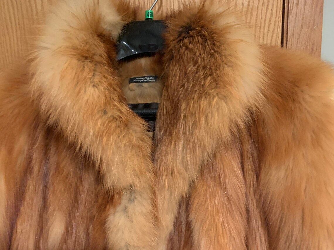 Red Fox Long Coat - Etsy