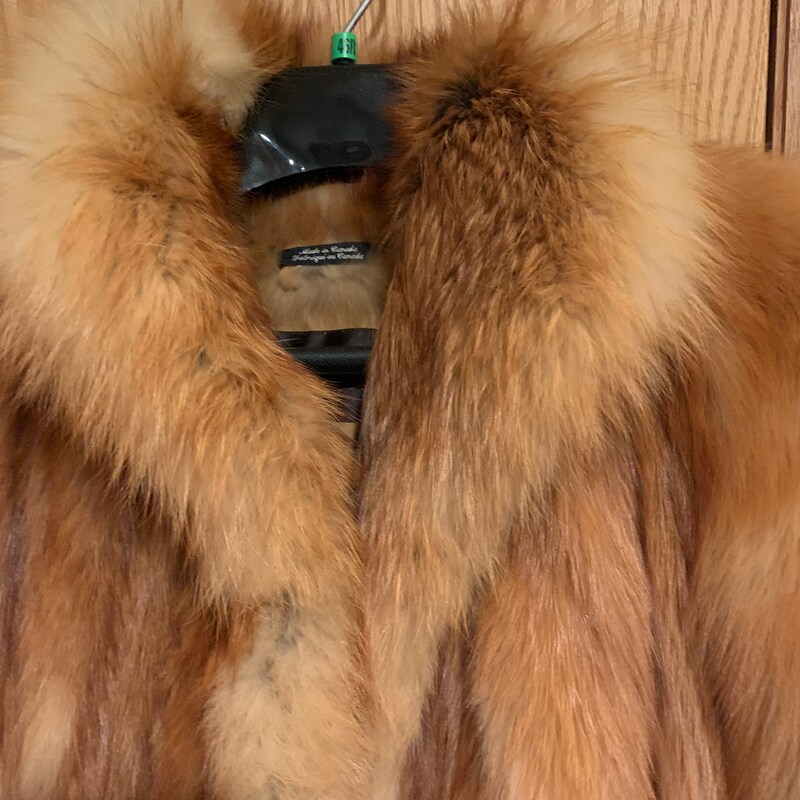 Red Fox Fur Coat - Etsy