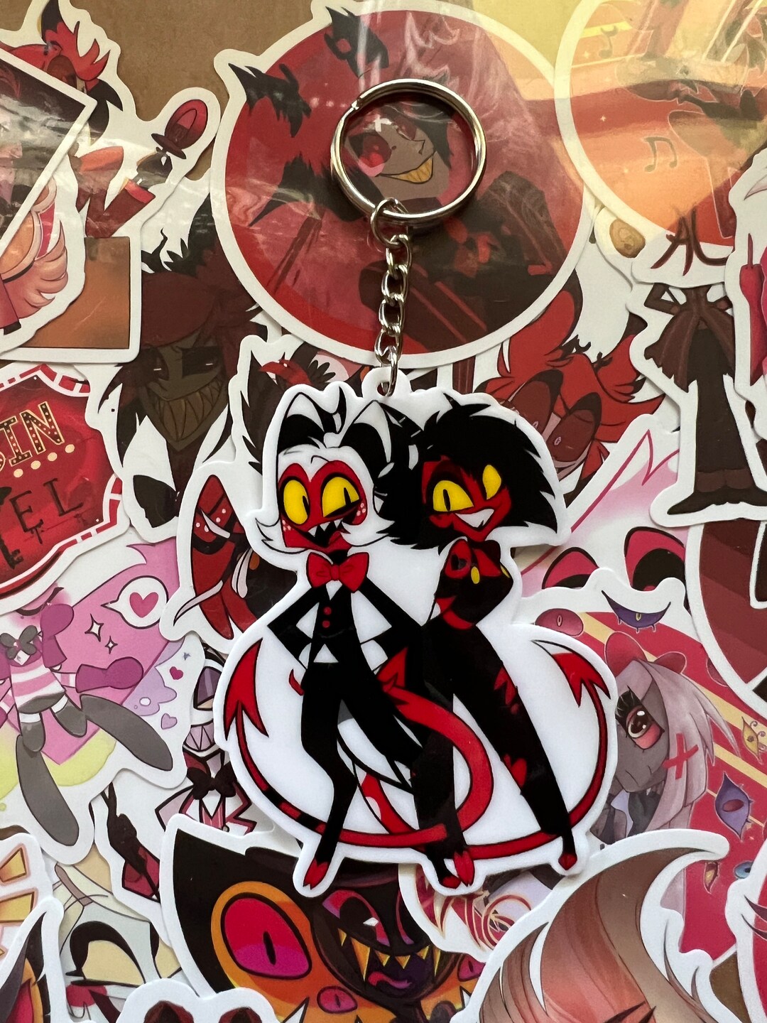 Moxxie and Millie Keychain - Etsy