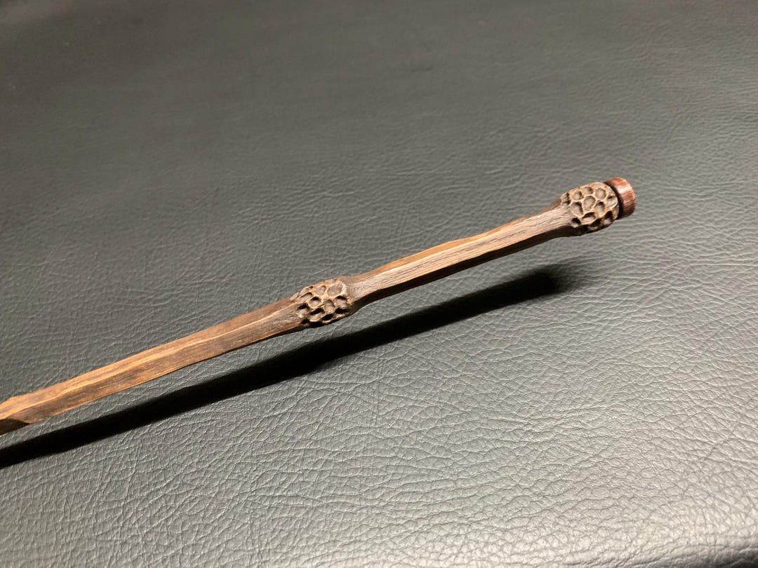 Wooden Oak Wand 13 3/4 Inches - Etsy