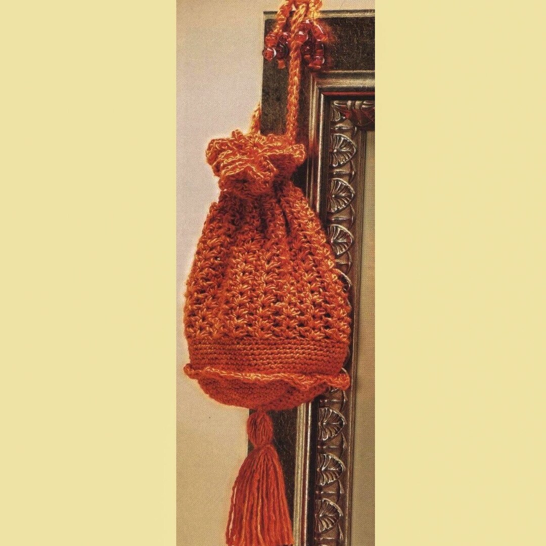 Drawstring Bag CROCHET PATTERN, Crochet Bag Pattern, Drawstring Bag ...