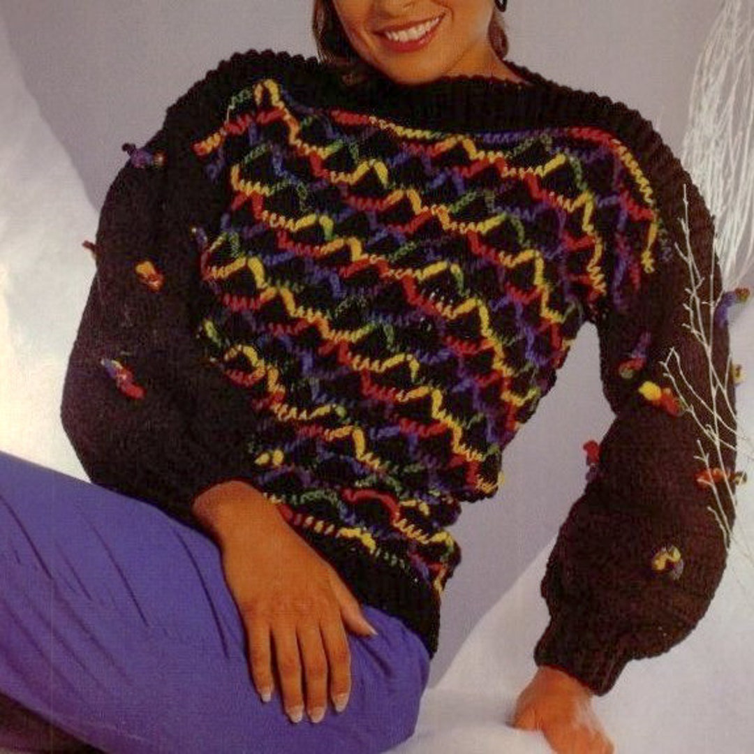 Mexicana Sweater Pattern, CROCHET Sweater PATTERN, Crochet Jumper ...
