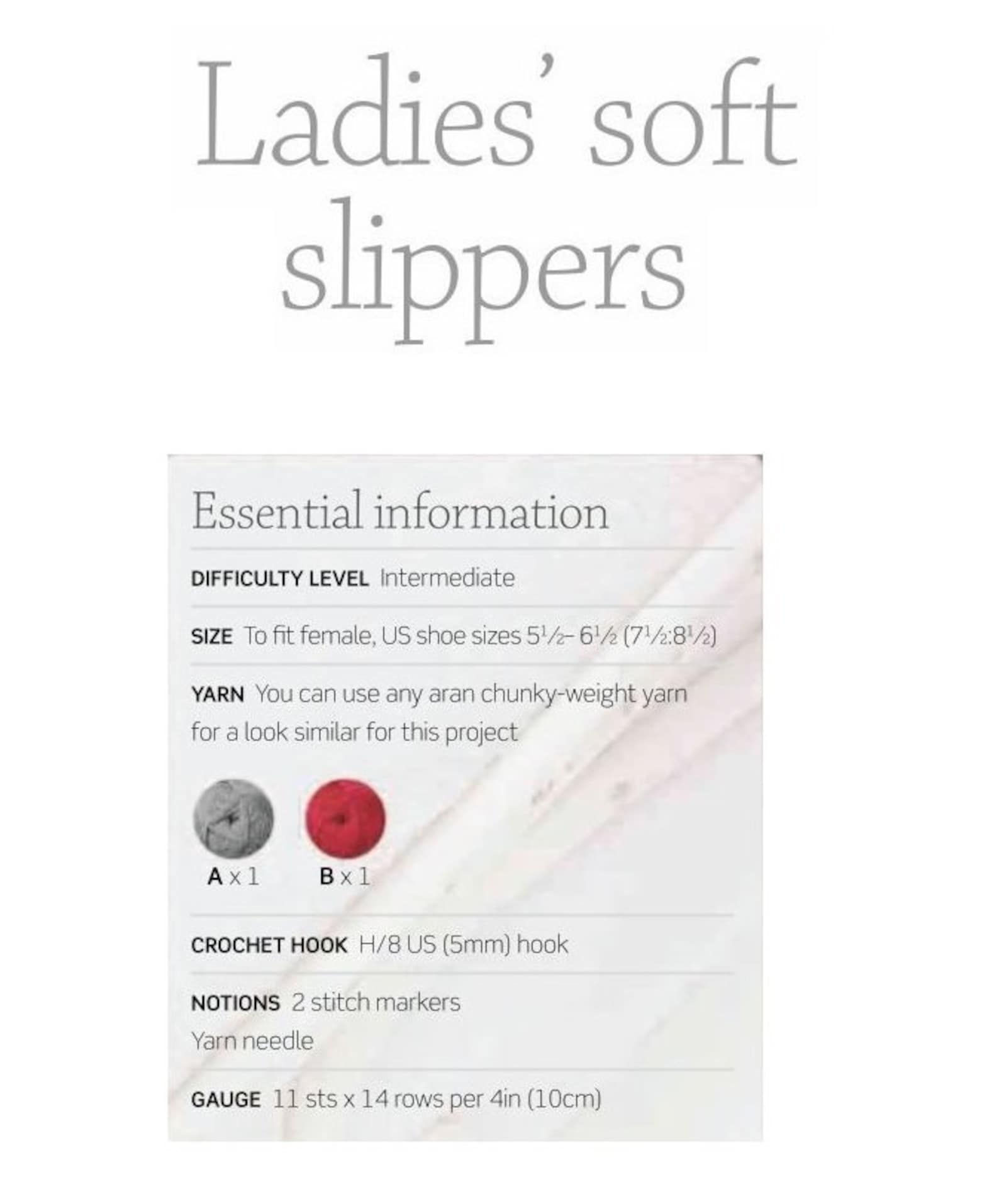 Crochet Slippers Pattern PDF Instant Digital Ladies Soft Slippers ...