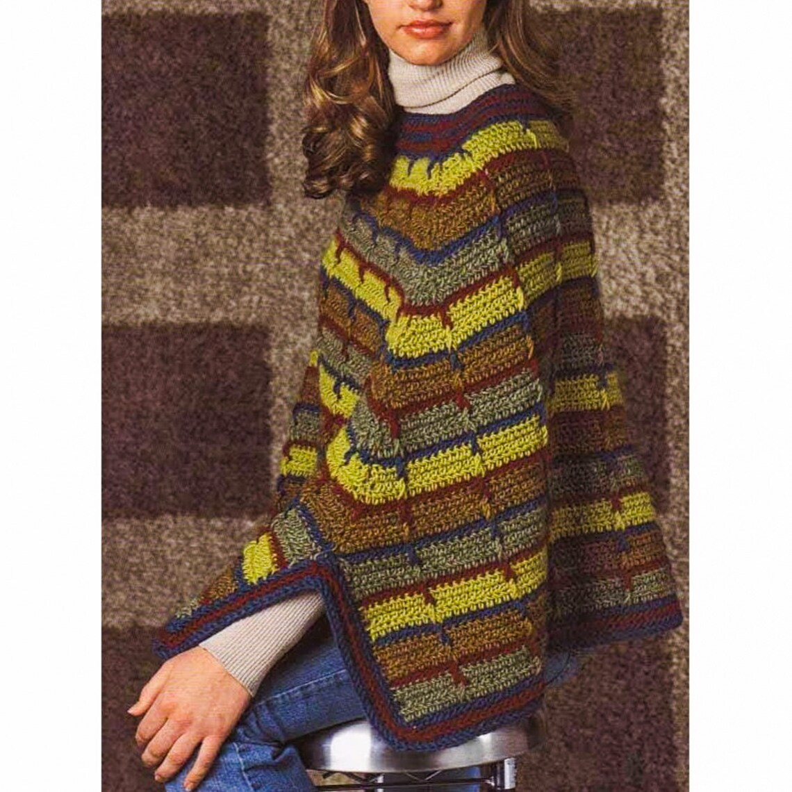 Quick and Easy CROCHET Poncho PATTERNS - Adult Poncho Crochet Pattern ...
