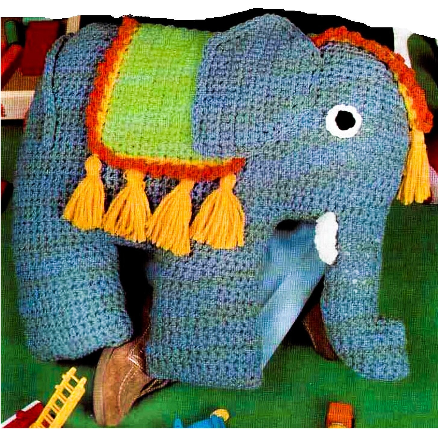 Elephant CROCHET PATTERN - Crochet Pillow Patterns -pattern Crochet ...