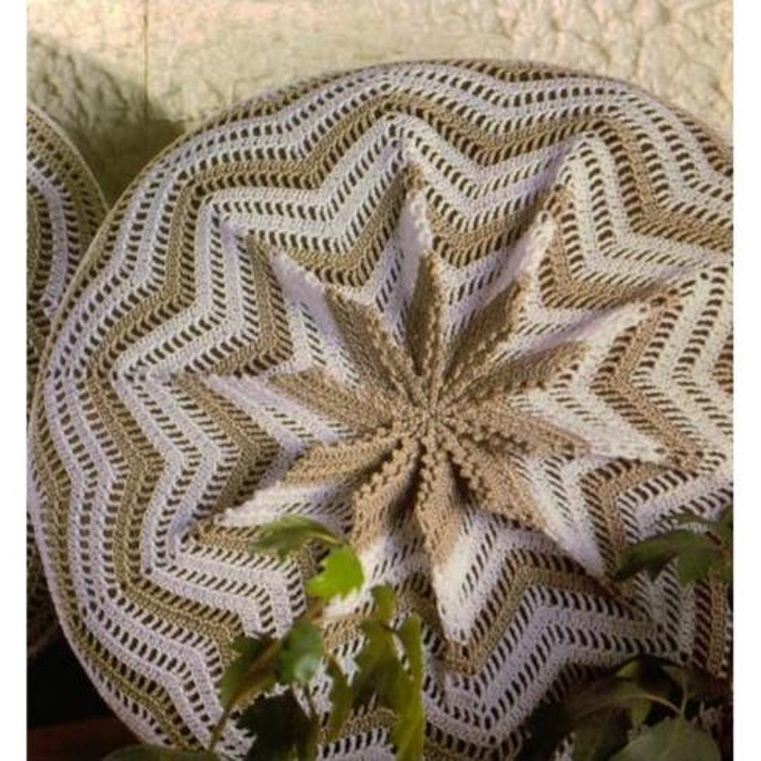 Crochet PATTERN Round Cushion, Crochet Pillow Pattern, Farmhouse Home ...