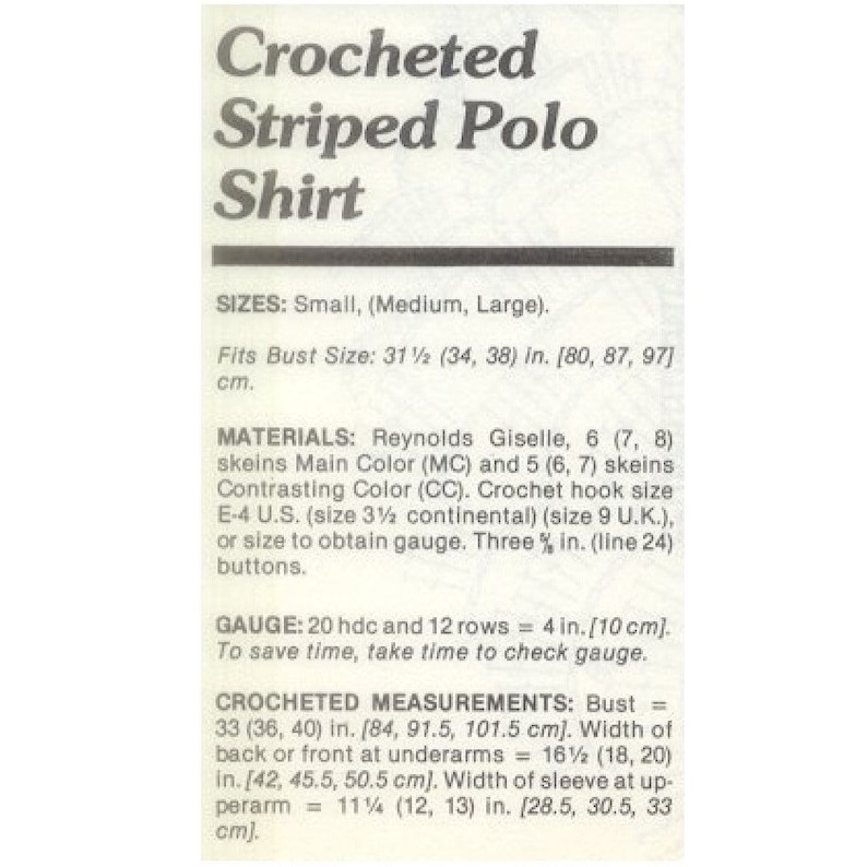 CROCHET PATTERN, Polo Shirt Pattern, Crochet Top Women, Crochet Top ...