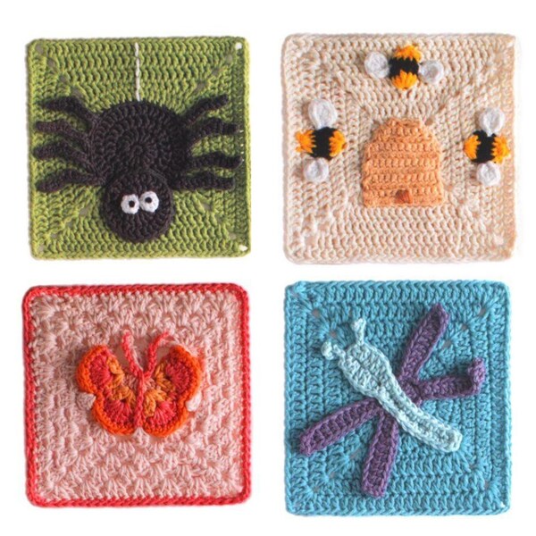 Granny Square Potholder - Etsy