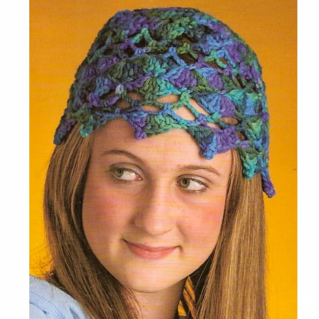 CROCHET Women's Hat PATTERN, Beanie Pattern Crochet, Crochet Summer Hat ...